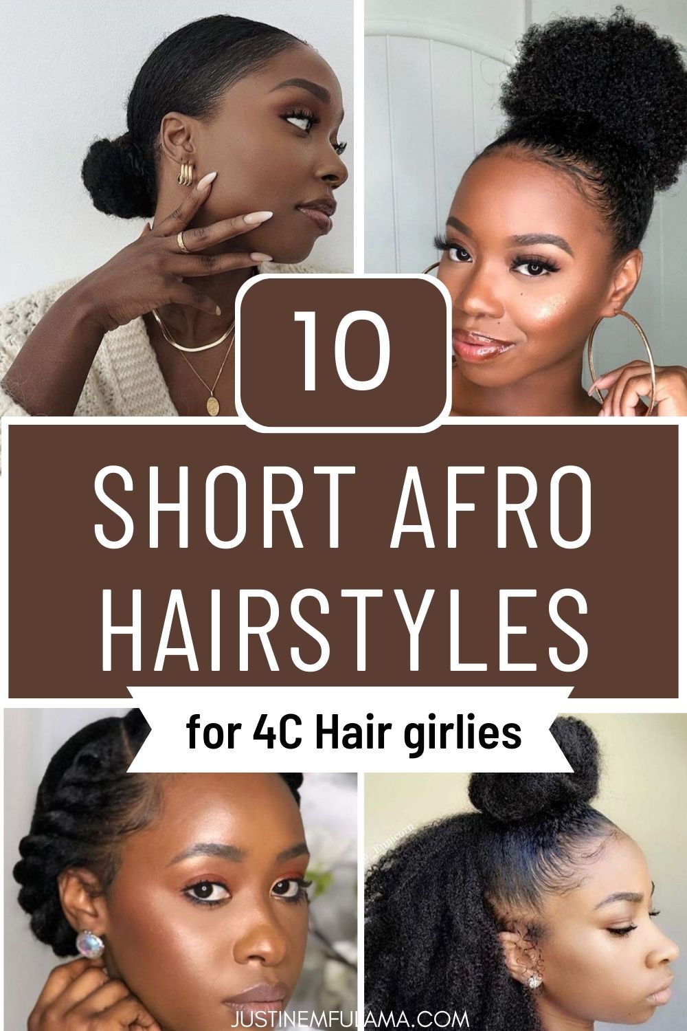 10 Easy Short 4c Hairstyles - With Videos And Pictures