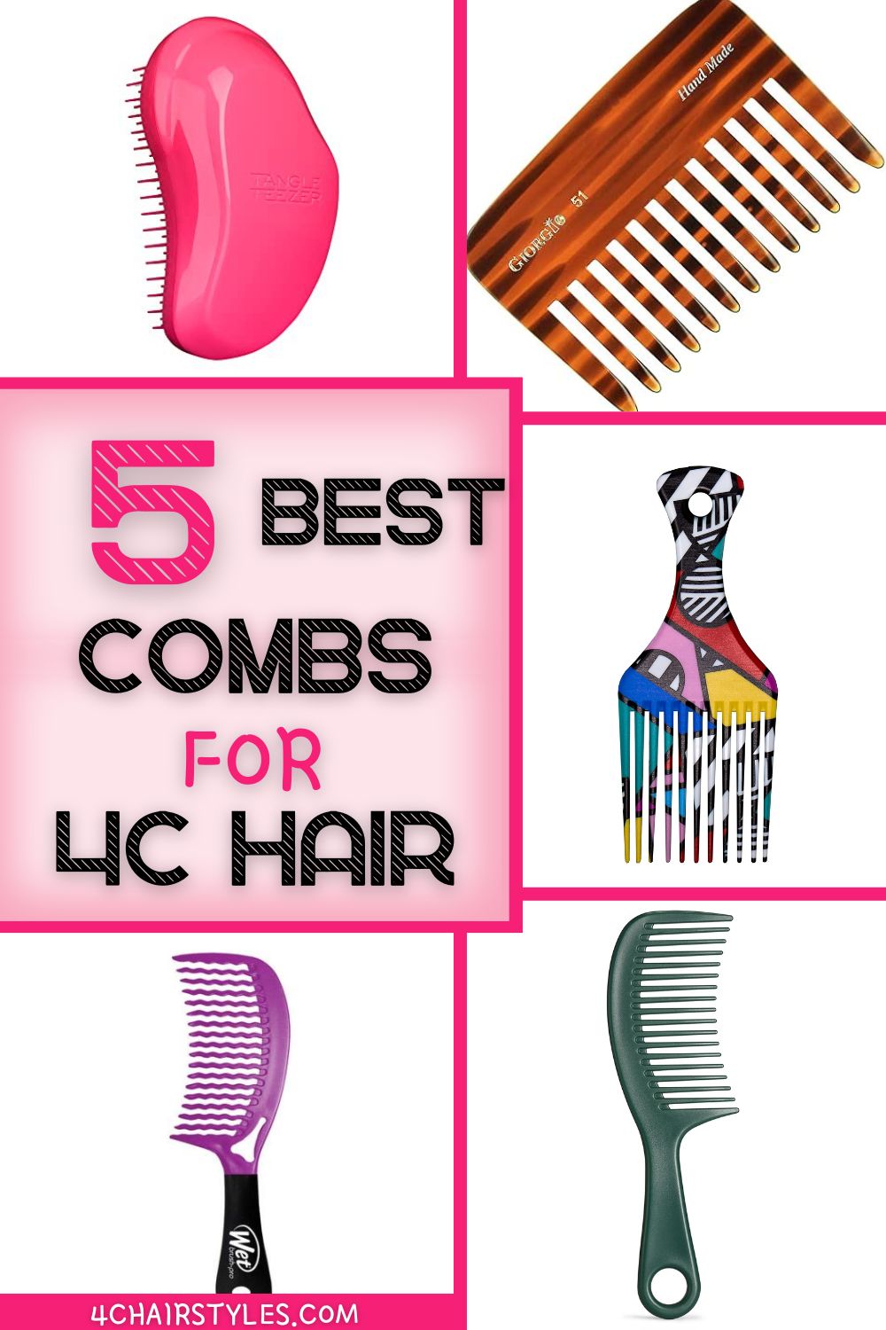 Best Combs For 4c Hair - No Breakage